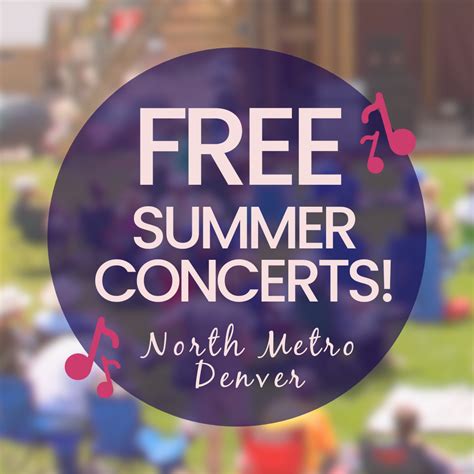 Free Outdoor Concerts In North Metro Denver This Summer North Metro Woman