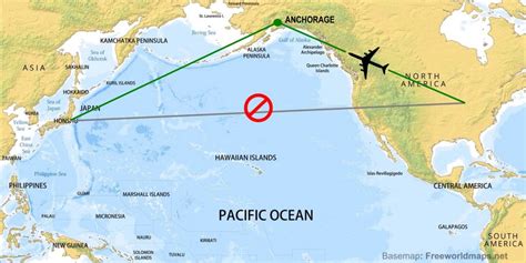 Тихий океан карта острова