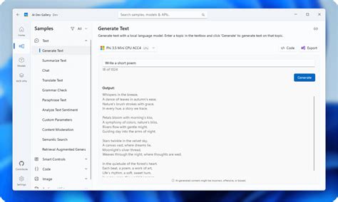 앱 개요 ai dev gallery microsoft learn