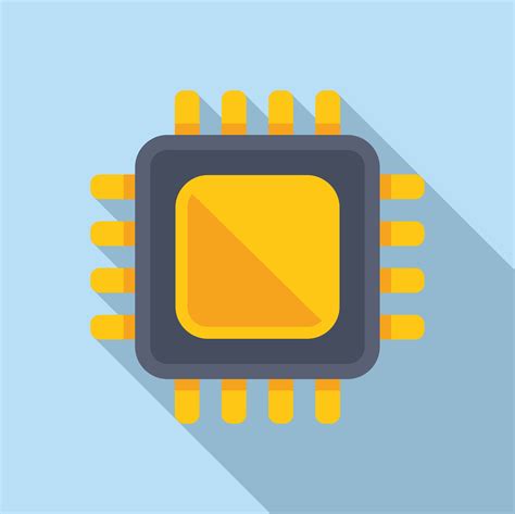 Illustration Of Computer Processor Chip 46040899 Vector Art At Vecteezy