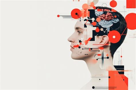 Exploring The Intersection Of Technology And Human Thought In An Artistic Representation