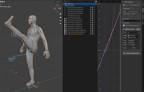Human Rig Shape Driver Animation And Rigging Blender Artists Community