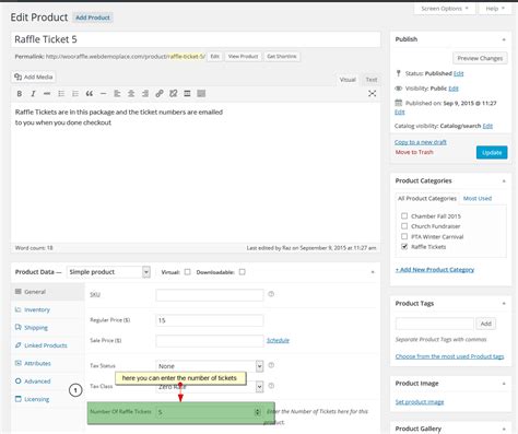 Screen Wordpress Raffle Ticket Generator For Woocommerce