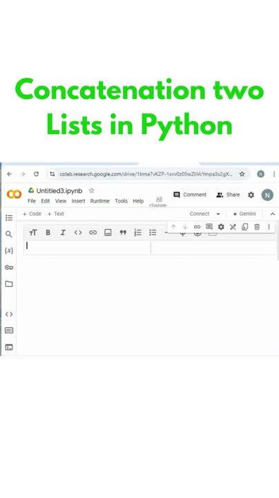 Nitin G On Linkedin Concatenation Two Lists In Python Datascience Python