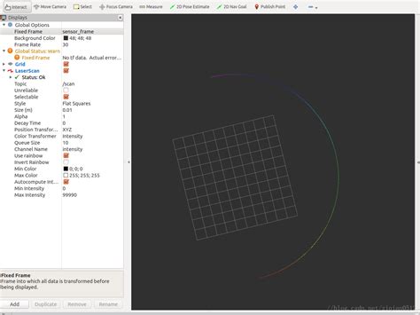 ros 传感器消息及rviz可视化laserscan和pointcloud rviz laser scan csdn博客
