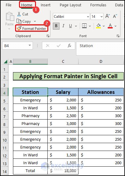 How To Copy Formatting In Excel To Another Sheet 3 Easy Ways