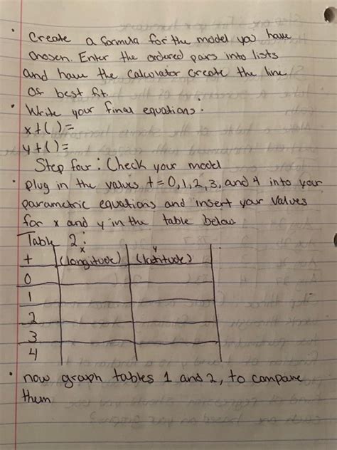 Storm Tracker Portfolio Worksheet Precalculus