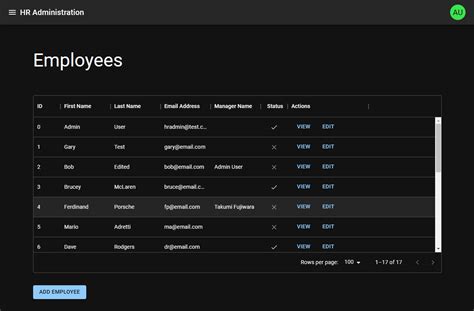 GitHub Reuel T HR Admin Project A Fullstack Application Consisting Of A React Frontend C