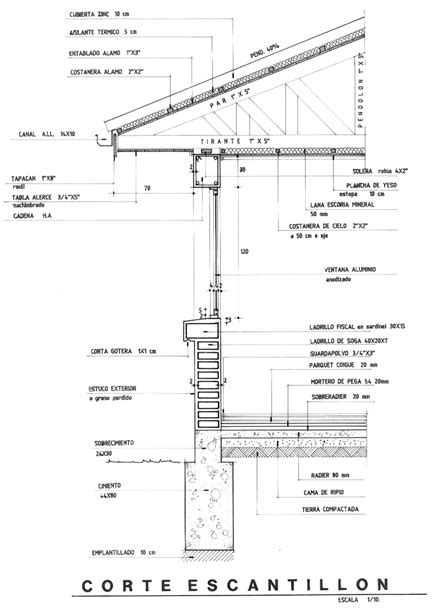 All Sided Cut Constructive Section Cad Drawing Details Dwg File Artofit