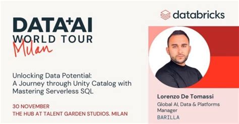 dataai serverlesssql databricks innovation lorenzo de tomasi