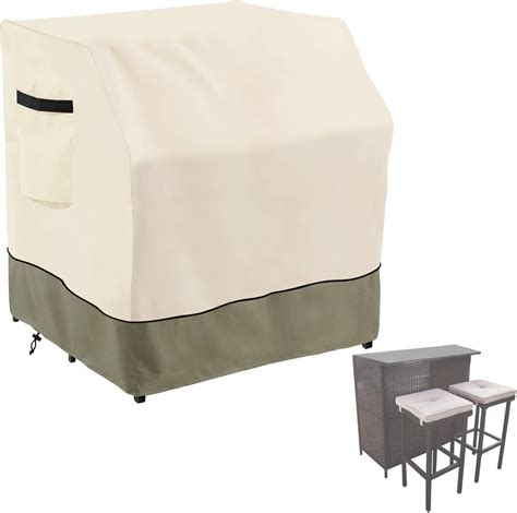 Bitubi 41 Inch Outdoor Bar Set Cover 600d Oxford Cloth