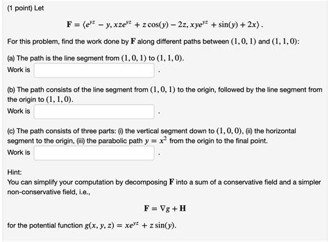 Solved Point Let Chegg Com