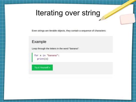 Python For Loop Pptx Programming Languages Computing