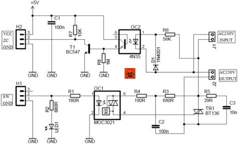 AC Light Dimmer Module Circuit With ZC Detector Electronics Basics Dimmer Circuit