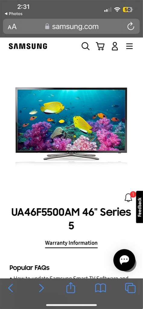 Samsung 46in Tv Smart LED TV Home Appliances TV Entertainment TV On Carousell