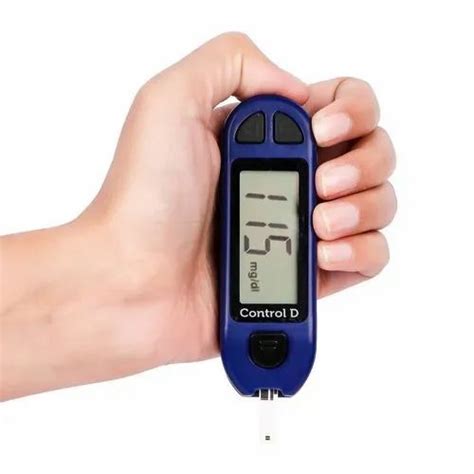 1 50 Mmoll Control D Blue Glucometer For Hospital At Rs 100pack In