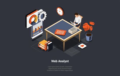 Premium Vector Concept Of Testing Data Analysis Debugging Seo Web Analyst Man Marketer