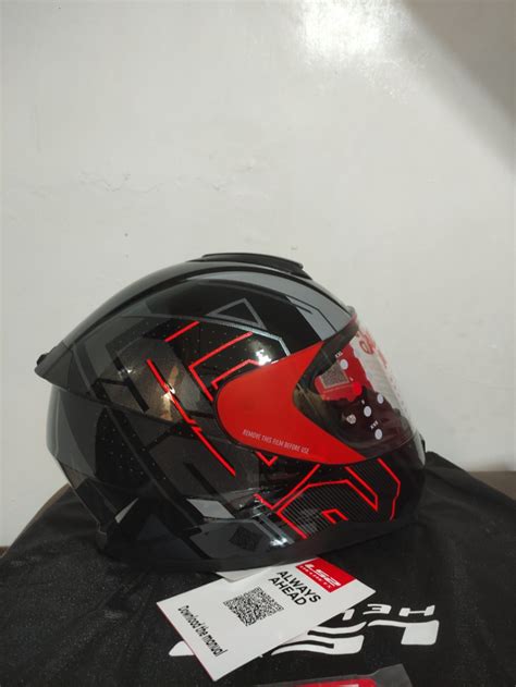 Ls2 Flash Galaxy Helmet On Carousell