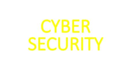 Basic Cyber Security Presentation Part 1 Ppt