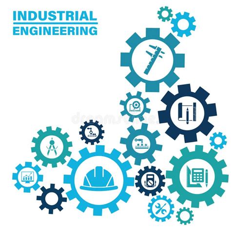 Industrial Engineering Vector Illustration Industry Stock Vector Illustration Of Linear