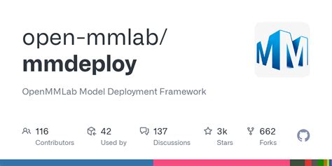 GitHub Open Mmlab Mmdeploy OpenMMLab Model Deployment Framework