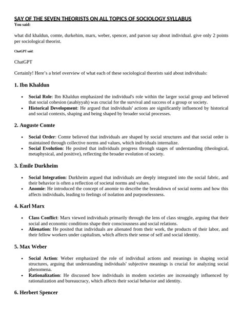 Sociology Important Topics Pdf Sociology Institution