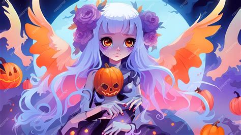 Premium Photo 4k Beautiful Cute And Scary Halloween Wallpaper