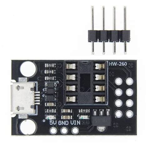 Módulo Para Programar Microcontrolador Attiny13a Attiny25 Attiny45 Y