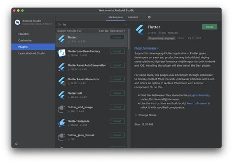 Flutter Android Studio으로 앱 만들기