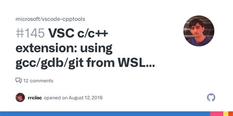 VSC C C Extension Using Gcc Gdb Git From WSL On Windows Anniversary Update Issue