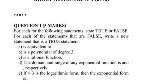 solved question 1 5 marks for each for the following
