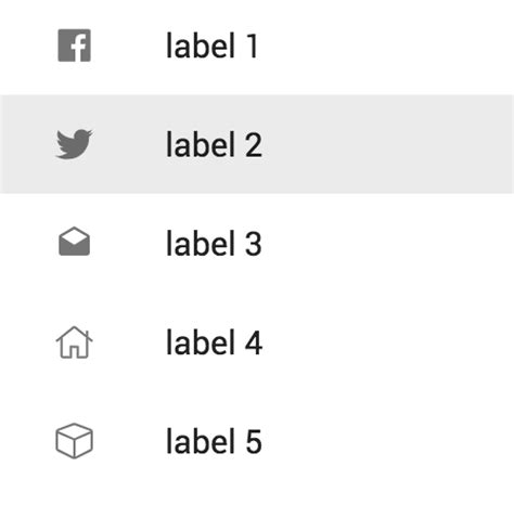 Reactjs How To Left Align All List Items Using React Material Ui Fontawesome Icons And