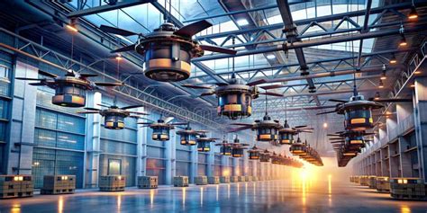 Concept Art Of A Battery Powered Drone Swarm Each Drone Equipped With Advanced Battery Packs