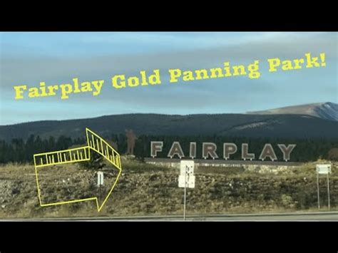 Fairplay Colorado Beach Gold Panning Park Youtube