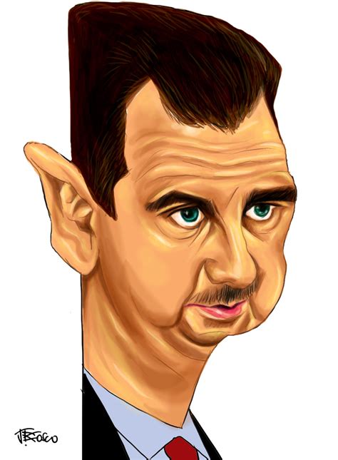 JBoscocaricaturas Bashar Al Saad presidente da Síria