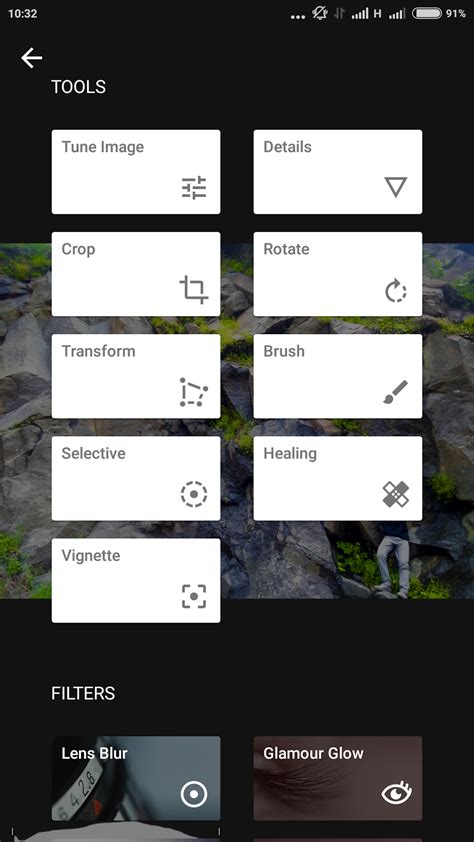 tutorial editing menggunakan aplikasi snapseed