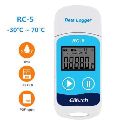 Rc 5 Digital Usb Temperature Data Logger 32000 Rea Vicedeal
