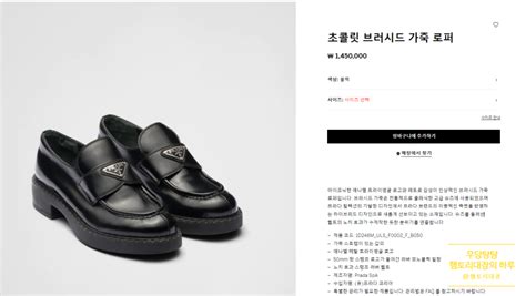 [prada] 프라다 초콜릿 브러시드 가죽 로퍼 사이즈 사이즈 팁 코디 네이버 블로그