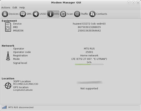 Modem Manager GUI
