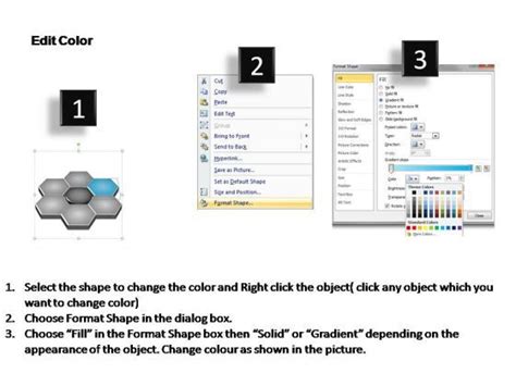 PowerPoint Template Diagram Hexagon Shapes Ppt Design