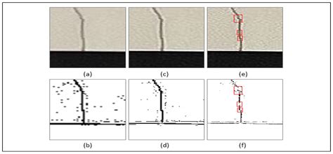 a crack width measurement method of uav images using high resolution