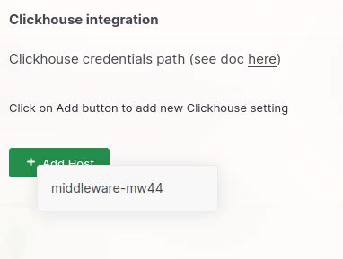 ClickHouse Middleware Docs
