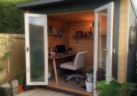 How To Turn Your Shed Into A Home Office House Sanctuary Builders