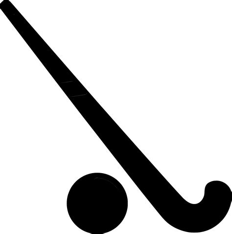 Hockey Stick Silhouette