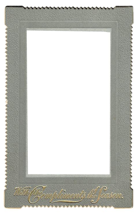 6 Vintage Cabinet Card Frames For Crafting