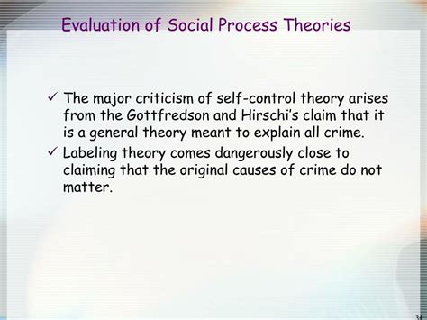 Ppt Chapter 5 Social Process Theories Powerpoint Presentation Free