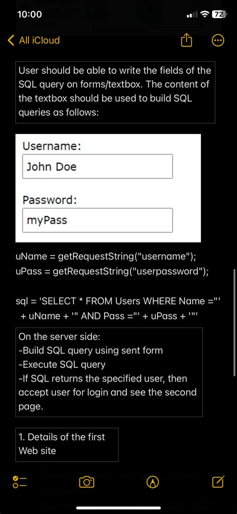 Solved SQL Injection AttacksImplement two different web | Chegg.com