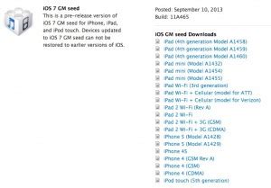 วธตดตง iOS 7 GM แบบไมตองลงทะเบยนนกพฒนาและลงคดาวนโหลด iOS 7 GM