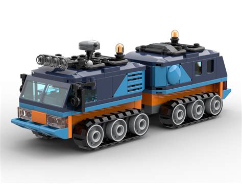 Lego Moc Articulated Tracked Vehicle Arctic Blue By Etamax