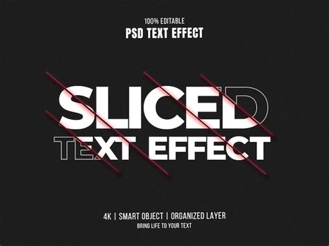 Premium Psd Sliced Text Effect